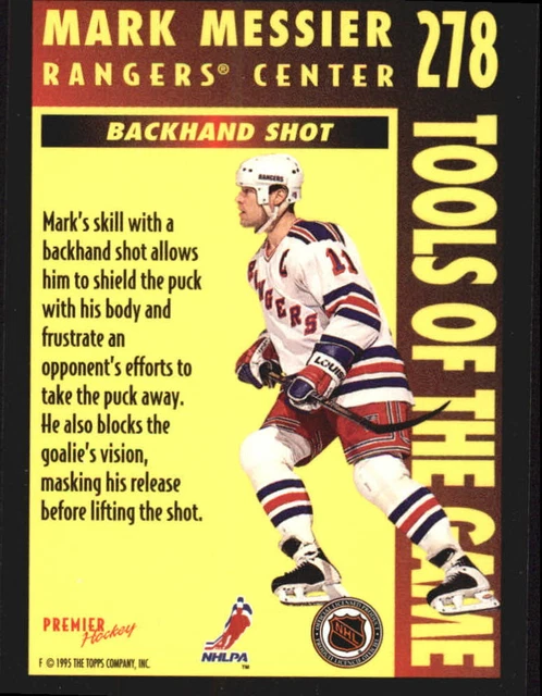 CARTE DE HOCKEY 1994-95 Topps/OPC Premier Rangers #278 Mark Messier TOTG EUR 1,66 - PicClick FR