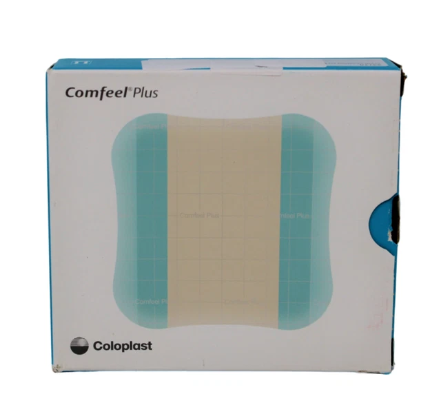 COLOPLAST 33110 COMFEEL Plus Hydrocolloid Dressing, 4" x 4" - 9/BX Exp ...