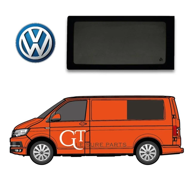 VW T5 T6 Bonded Privacy Glass Fixed Window - Rear Left Hand SWB £59.95 ...