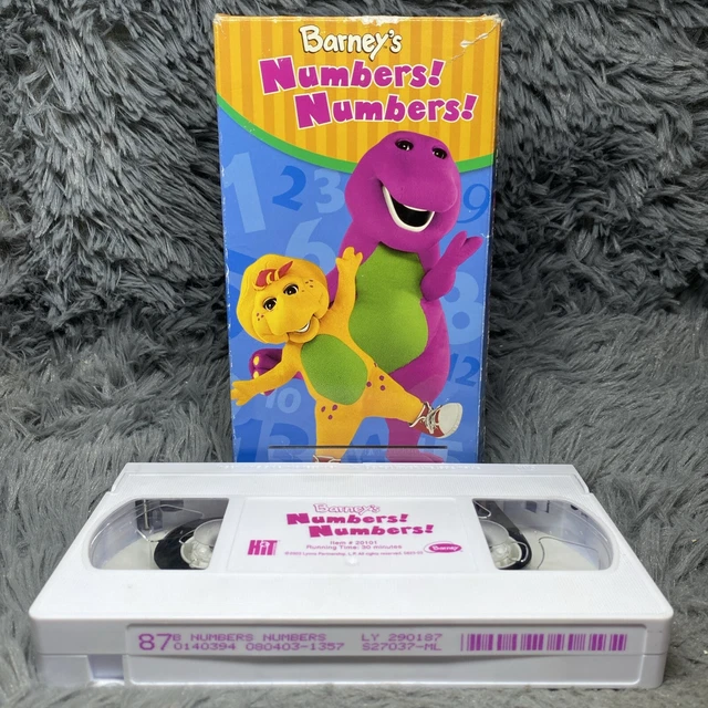 BARNEY NUMBERS! NUMBERS! VHS 2003 HiT Entertainment Barney Home Video ...