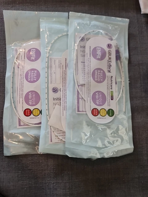 NUTRICARE INFANT CLEAR Nasogastric Feeding Tube 6Fr x 50cm - Expiry ...