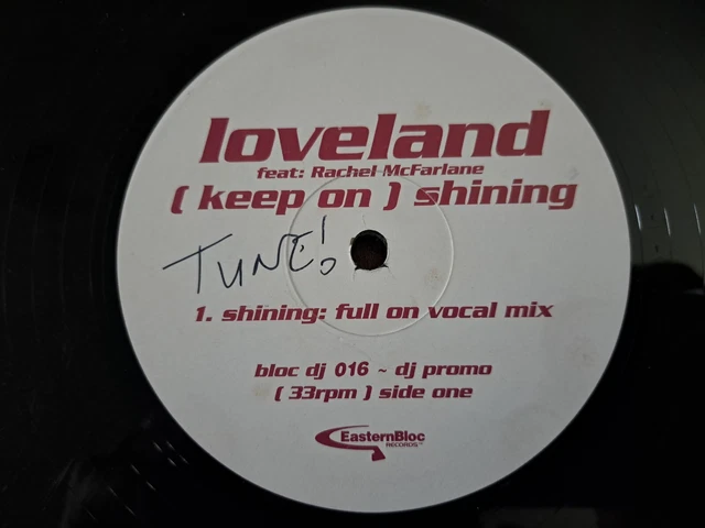 LOVELAND - (KEEP On) Shining - 12" Record - Eastern Bloc Records - Bloc Dj 016 EUR 4,22 ...