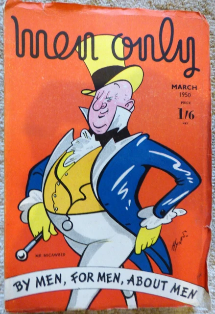 RARE VINTAGE MAGAZINE Men Only Illustrated Edward Hynes Vol 43 No 171 ...