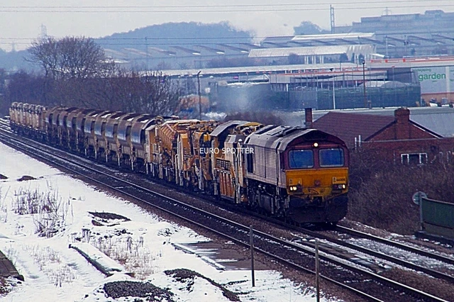 B83P 6X4 GLOSSY Photo EWS Class 66 66008 @ Rotherham £1.00 - PicClick UK