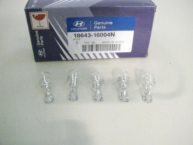 5X ORIGINAL HYUNDAI Glühbirne Rückleuchte 1864316004N NEU EUR 14,95 ...