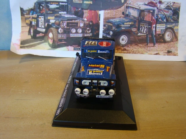 1/43 TOYOTA LAND Cruiser Fj Metal 5 Rallye Paris Dakar 1983 EUR 251,00 ...