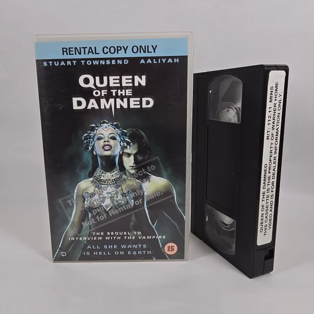 QUEEN OF THE Damned Big Box Sample VHS Video Tape Screener Promo Copy ...