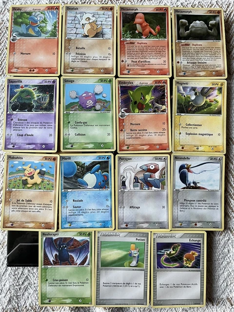 💫 POKÉMON - Beau lot de 15 cartes - Bloc Ex - Espèce Delta - 2006 ...