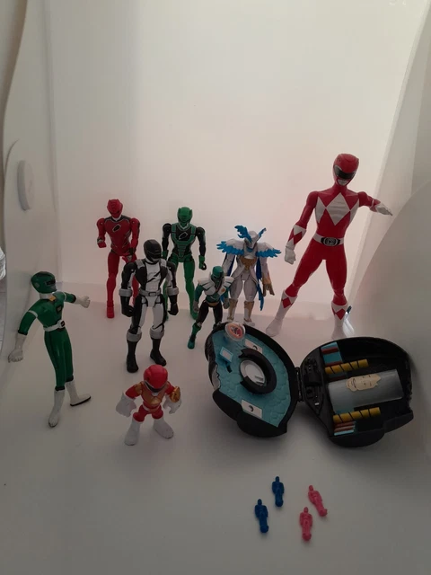 MIGHTY MORPHIN POWER Rangers Bandai Action Figures Mixture Head Minis ...