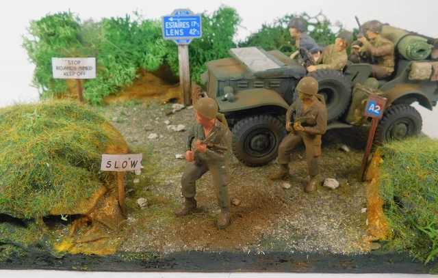 1.35 SCALE SCRATCH Built Ww2 Battlefield Diorama Normandy 1944 EUR 29 ...