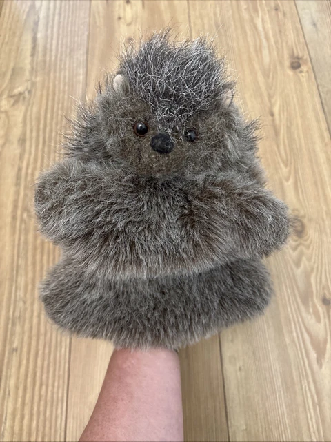 VINTAGE FLUPPETS FURRYTAILS Soft Plush Hand Puppet Toy 10” Hedgehog ...