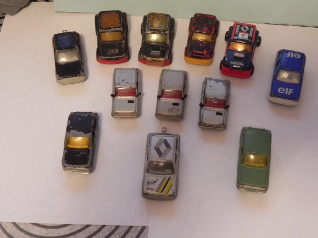 MAJORETTE FRANCE - Lot de 12 Renault 5 et Supercinq pour restauration ...