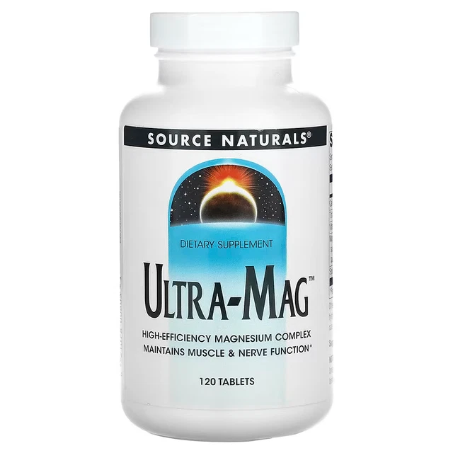 SOURCE NATURALS, ULTRA-MAG, 120 Tablets ,Expiry:2028 £21.65 - PicClick UK