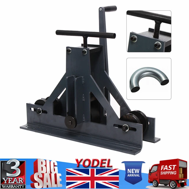 HEAVY DUTY TUBE Roll Roller Bender / Square Tube Flat Round Bar Ring ...