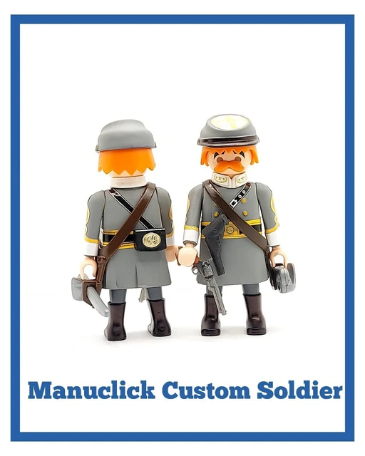 PLAYMOBIL CUSTOM ACW Confederate General Southern Mustache American ...