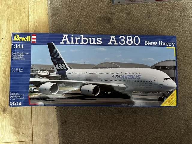 REVELL : AIRBUS A380 New Livery - 1:144 Scale 04218 Model Kit - New ...