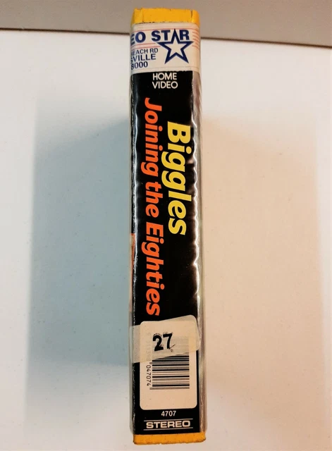RARE VHS. BIGGLES: Joining The Eighties. Big Box Clamshell Case. Ex ...