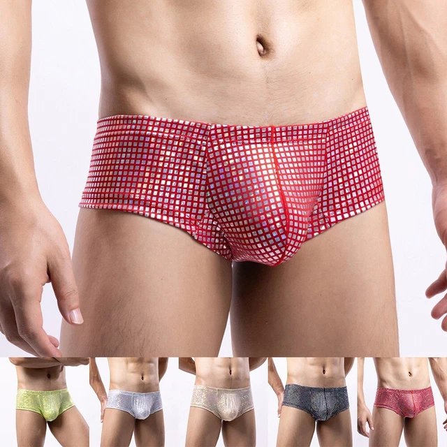 CULOTTE L GANTE TAILLE basse pour hommes sous-v tements sexy Gstring avec at EUR 10,01 - PicClick FR