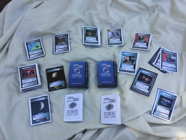 1994 STAR TREK The Next Generation Customizable Card Game - over 300 ...