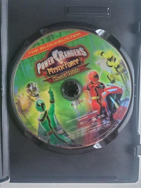 POWER RANGERS MYSTIC Force Dark Wish DVD 2006 Jetix $8.50 - PicClick CA
