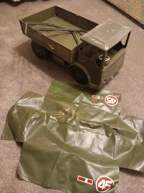 VINTAGE ACTION MAN Truck Lorry Sharna Leyland Tipper Fusiliers Spares ...