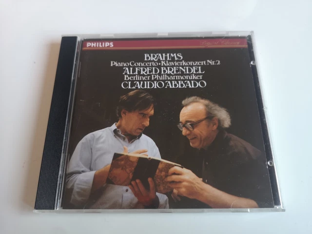 BRENDEL: BRAHMS PIANO Concerto No.2 Abbado Philips Germany PMDC Full ...
