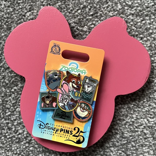 DISNEY WORLD PARKS Zootopia 2 2025 Zootropolis Cast Limited Release Pin ...