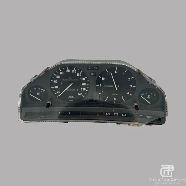 OEM BMW E30 VDO Speed Cluster Clock Tacho uhr Kombiinstrument EUR 135 ...