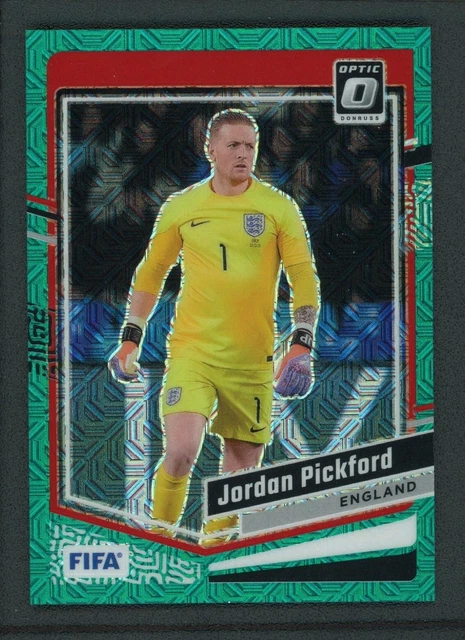 2023-24 JORDAN PICKFORD 30/49 Panini Donruss Optique Mojo Sarcelle Fifa ...