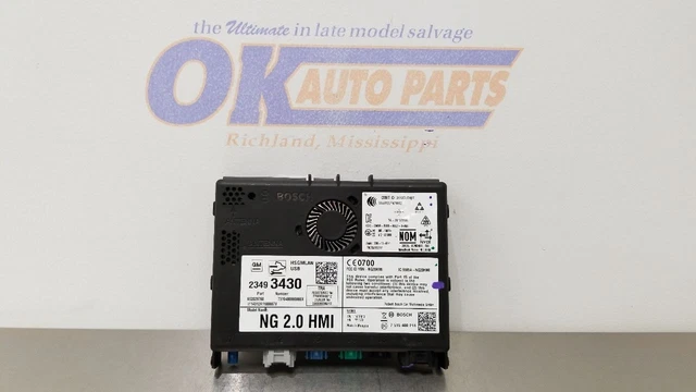 15 CADILLAC ESCALADE Hmi Human Machine Interface Module 23493430 $250. ...