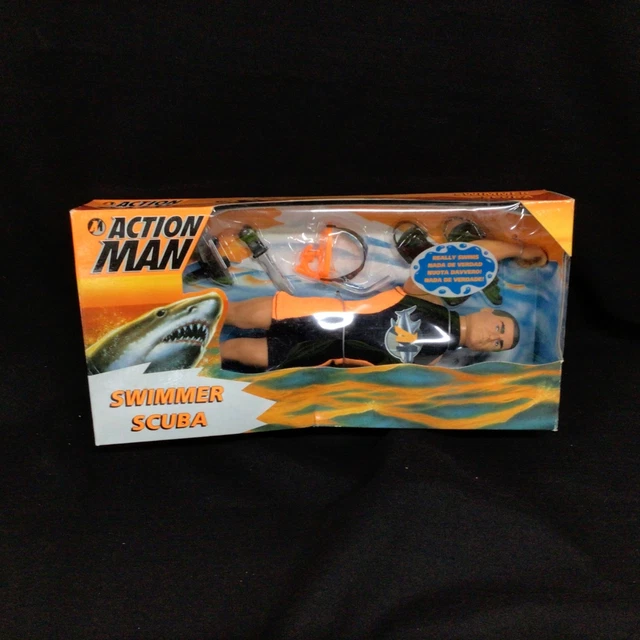 ACTION MAN SWIMMER Scuba Action Figure Hasbro 1996 (54); #323 EUR 6,07 ...