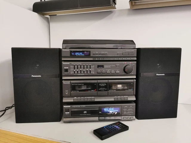 PANASONIC VINTAGE HIFI AM/FM Radio/ Cassette CD/ Record Player SG-HM30L ...