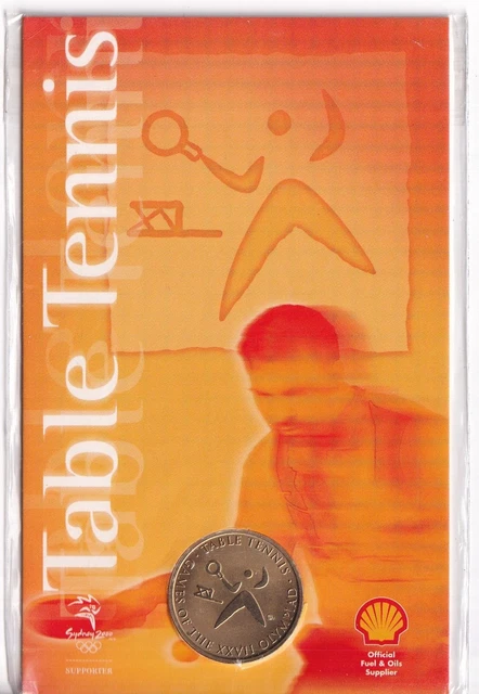 AUSTRALIA: 2000 SYDNEY Olympics Shell Commemorative Medallion Table ...