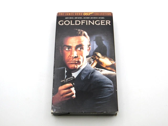 GOLDFINGER THE JAMES Bond 007 Sean Connery VHS Tape £8.24 - PicClick UK