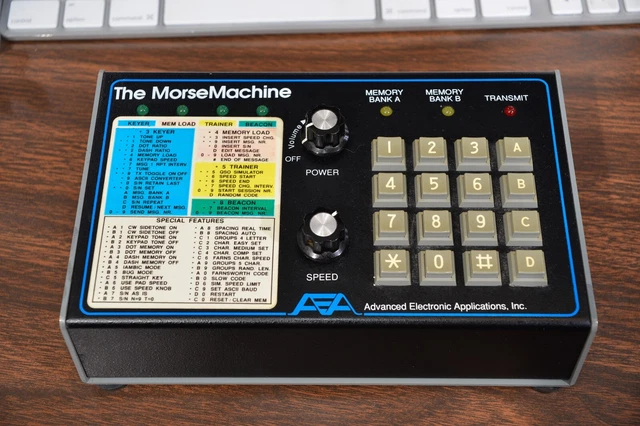 AEA MM-3 THE Morse Machine Electronic Cw/Morse Code Practice Keyer ...