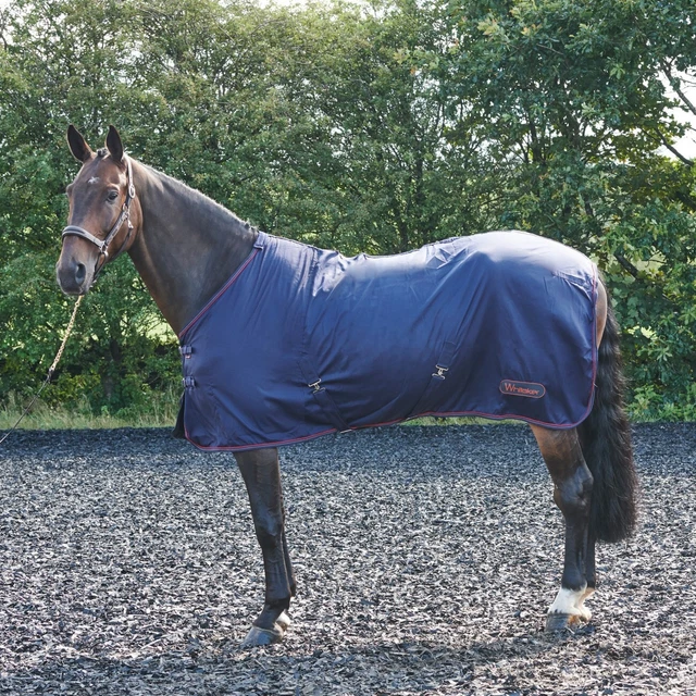 WHITAKER RASTRICK SUMMER Stable Sheet Multipurpose Horse Rug Navy 7”0 £ ...