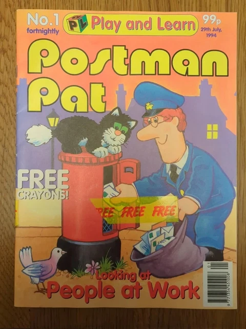 PLAY AND LEARN Postman Pat Comic 29th July 1994- No 1. Fleetway ... PLAY AND LEARN Postman Pat Comic 29th July 1994- No 1. Fleetway ...