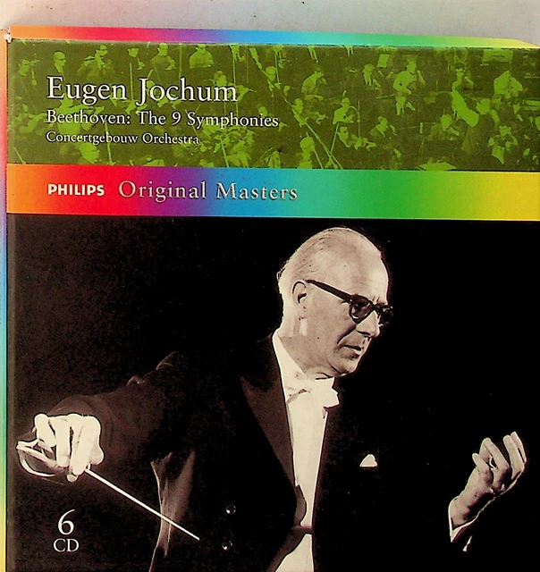 BEETHOVEN THE COMPLETE Symphonies Nos.1-9 EUGEN JOCHUM, CGb 6-CD Box ...