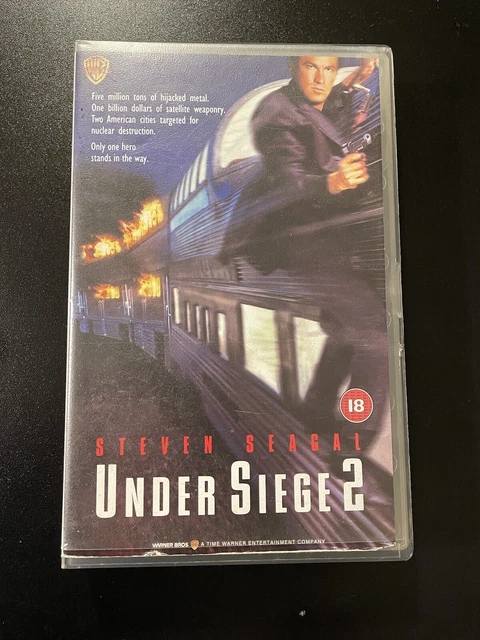 UNDER SIEGE 2: Dark Territory (VHS) 1995 Big Box Steven Seagal Movie £6 ...