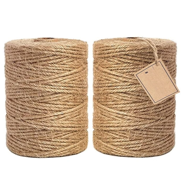 JUTE THREADS TWINE String Rope 500 Meters 2ply 2mm For Art and Crafts ...
