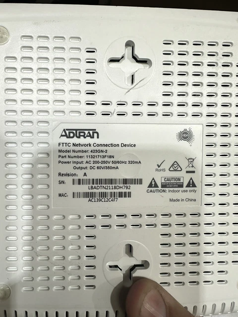 Nbn Adtran Fttc Network Connection Device Model 423gn 2 Ad2 39 99 Picclick Au