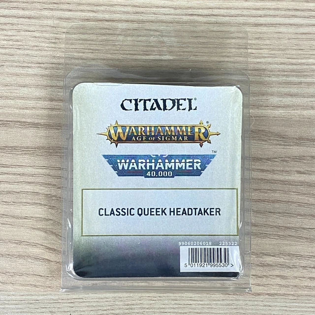 CLASSIQUE QUEEK HEADTAKER Skaven Héro Lord Warhammer Le Vieux Monde Aos ...