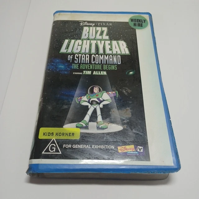 BUZZ LIGHTYEAR OF Star Command The Adventure Begins VHS Clamshell ...
