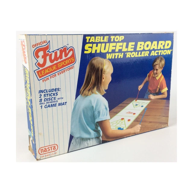 NASTA BOARD GAME Table Top Shuffle Board Box VG £6.71 - PicClick UK