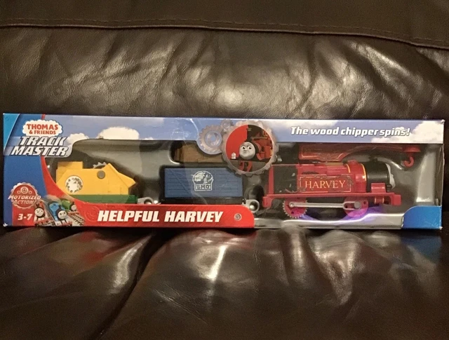 THOMAS & FRIENDS Trackmaster Helpful Harvey Train Set Mattel 2013 ...
