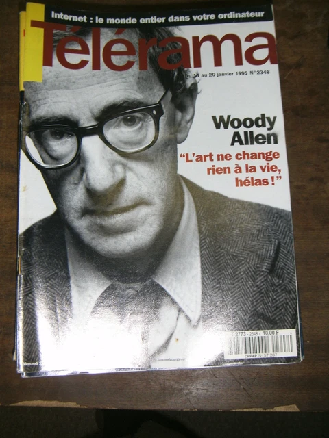 TÉLÉRAMA N° 2348 1995 Woody Allen Rem Koolhaas Bob Swain Klapisch ...