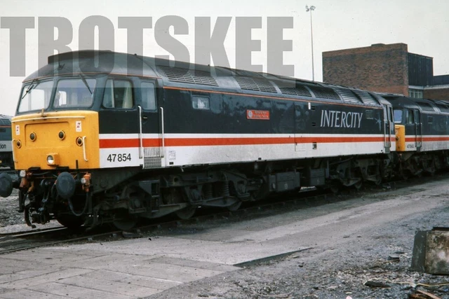35MM SLIDE BR British Rail Diesel Loco Class 47 47854 1996 Orig £4.98 - PicClick UK