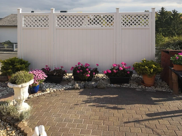 Kunststoffzaune Sichtschutz Garten