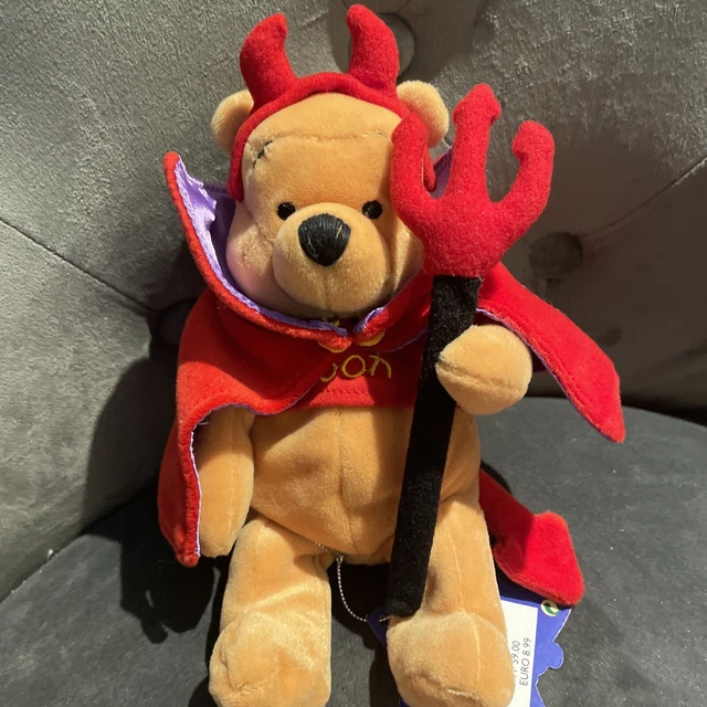 DISNEY STORE WINNIE The Pooh Teddys Collectible 2000-2002- Devil Pooh ...