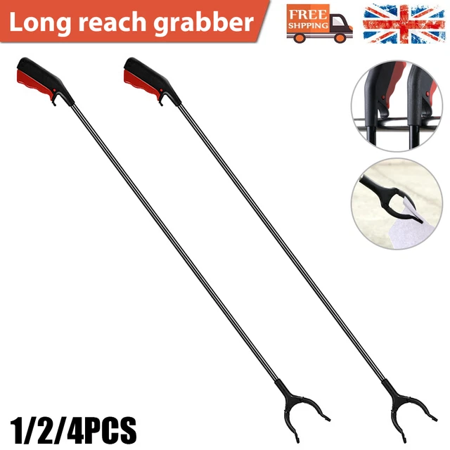 LONG REACH GRABBER Reacher Litter Picker Helping Hand Held Pick Up Tool ...